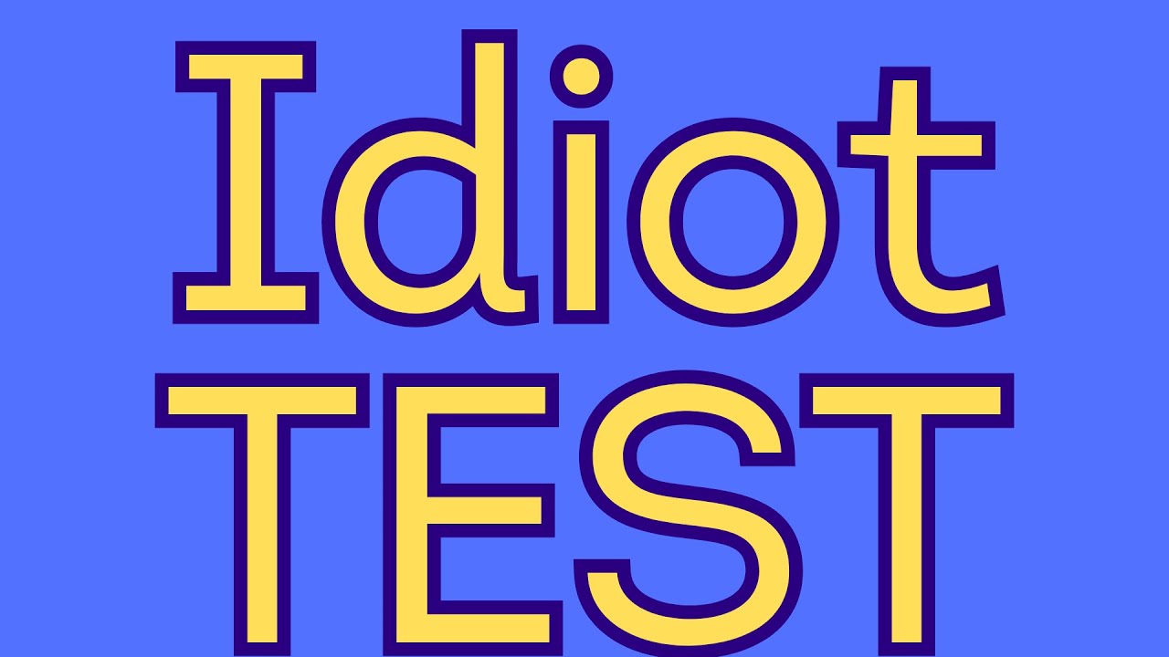 Idiot Test - 90% Fail! Test how smart you are! #quiztime # ...