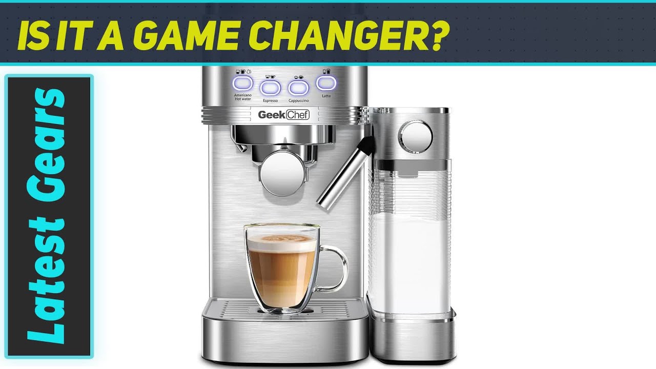Geek Chef Espresso Machine: Elevate Your Coffee Game! - YouTube