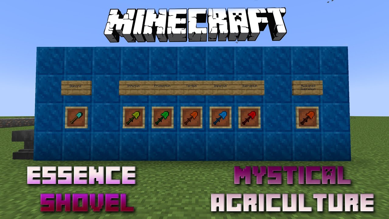 Essence Shovel 🍎🪴🍋 Minecraft Mystical Agriculture Tutorial 🍎🪴🍋 Deutsch ...