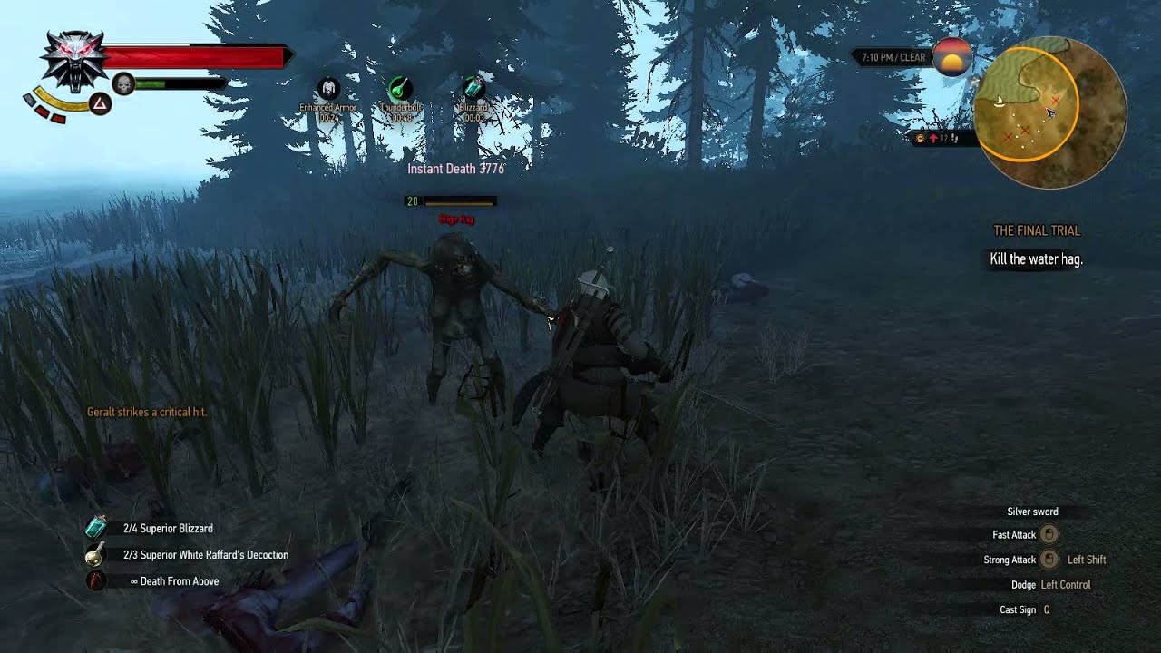 Witcher 3 : wild hunt water hag - YouTube