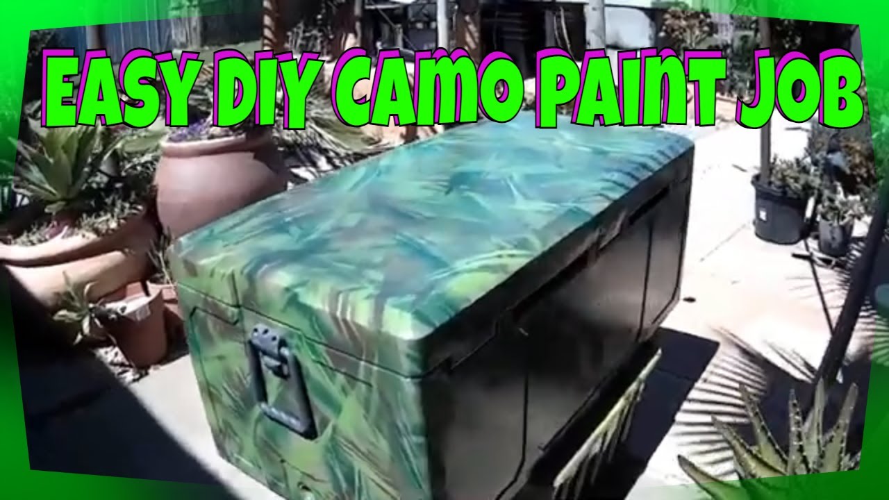 Easy DIY Camo Paint Job- Timelapse - YouTube