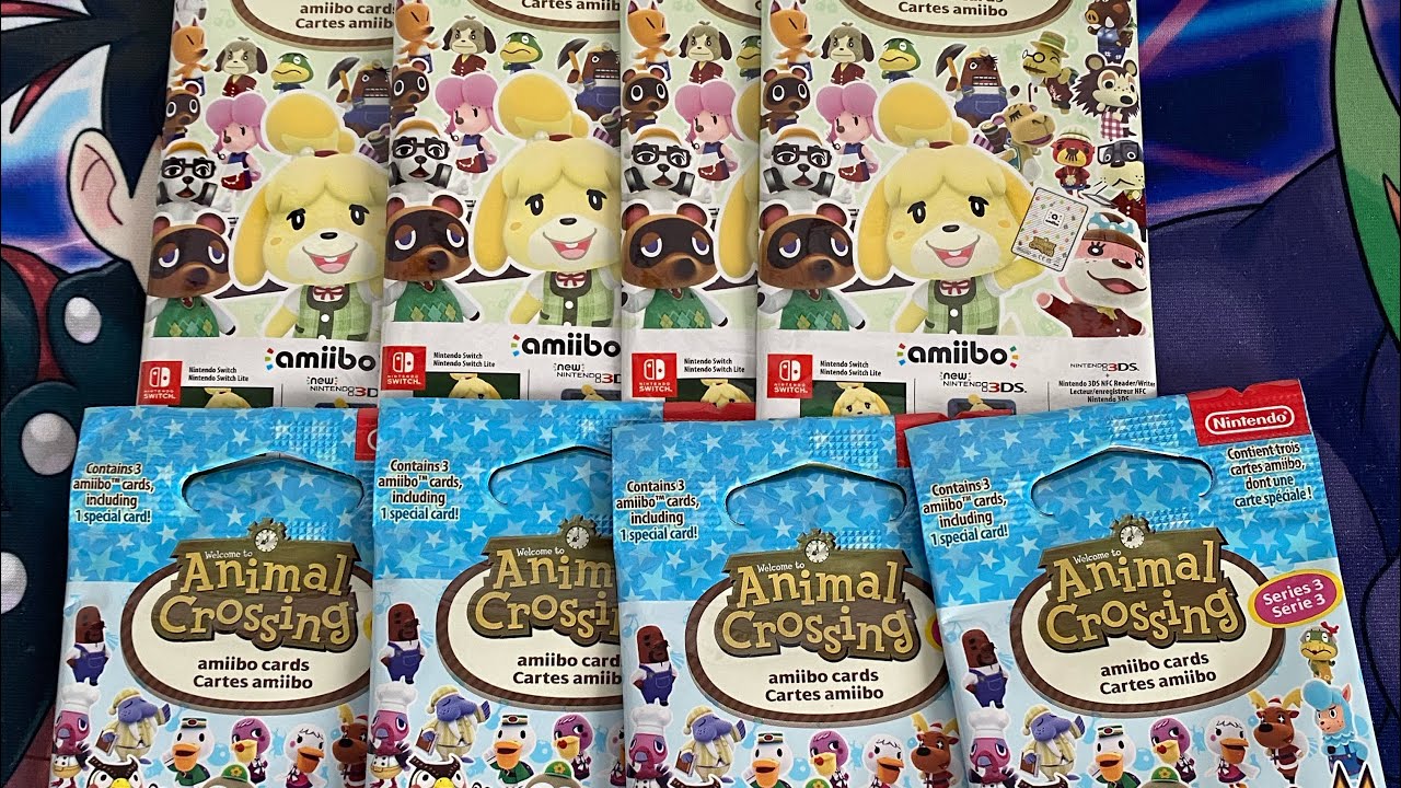 Animal crossing series 1 and 3 8 pack opening. - YouTube