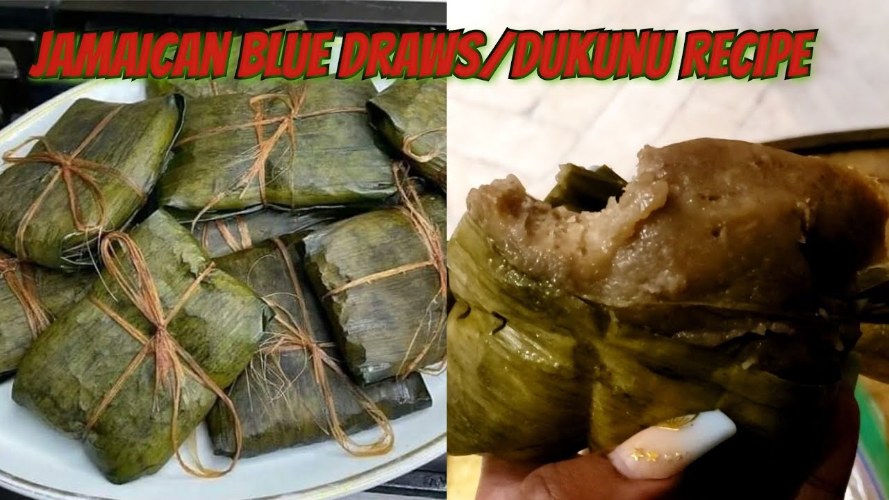How to make Jamaican Dukunu/ Blue Draws - YouTube