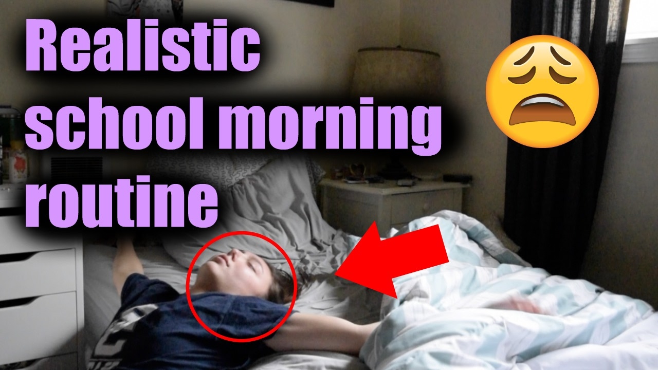 REALISTIC SCHOOL MORNING ROUTINE - YouTube