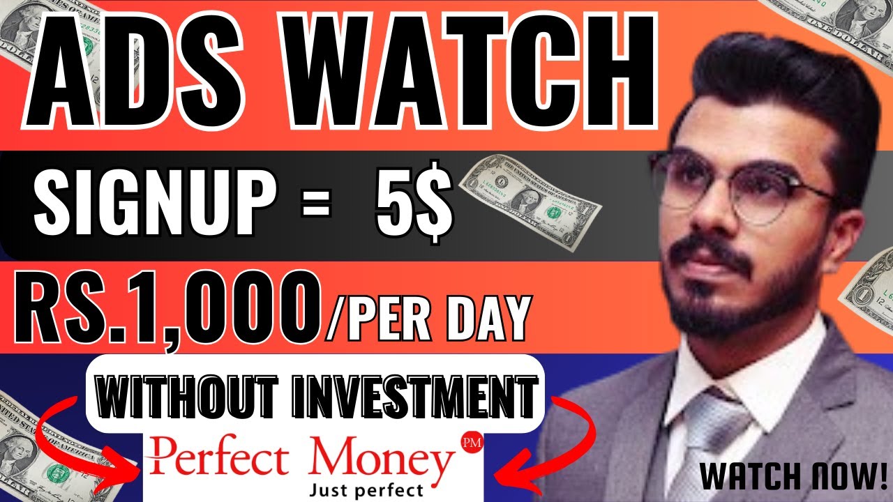 Free Ads Watch Earning Website | Make Money Online | Ads Watch Earn ...