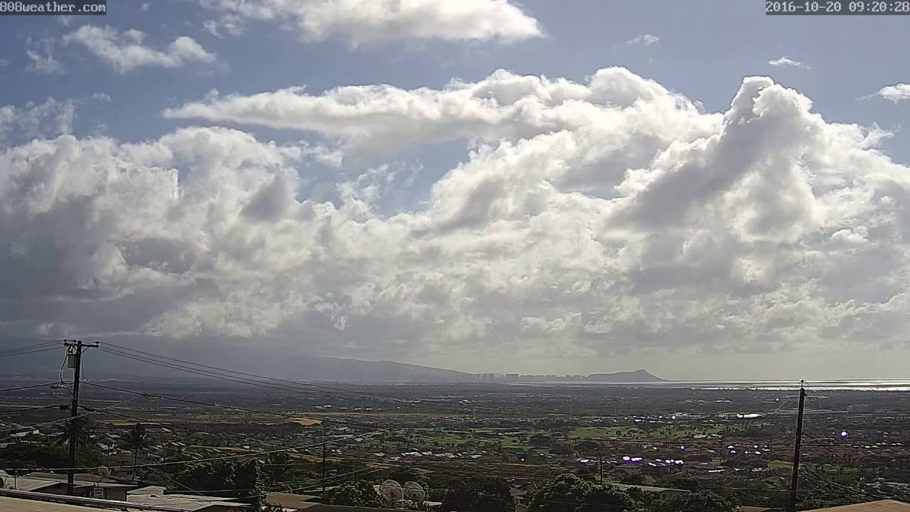 Hawaii Weather Webcam Timelapse for Thursday, October 20 2016 - YouTube