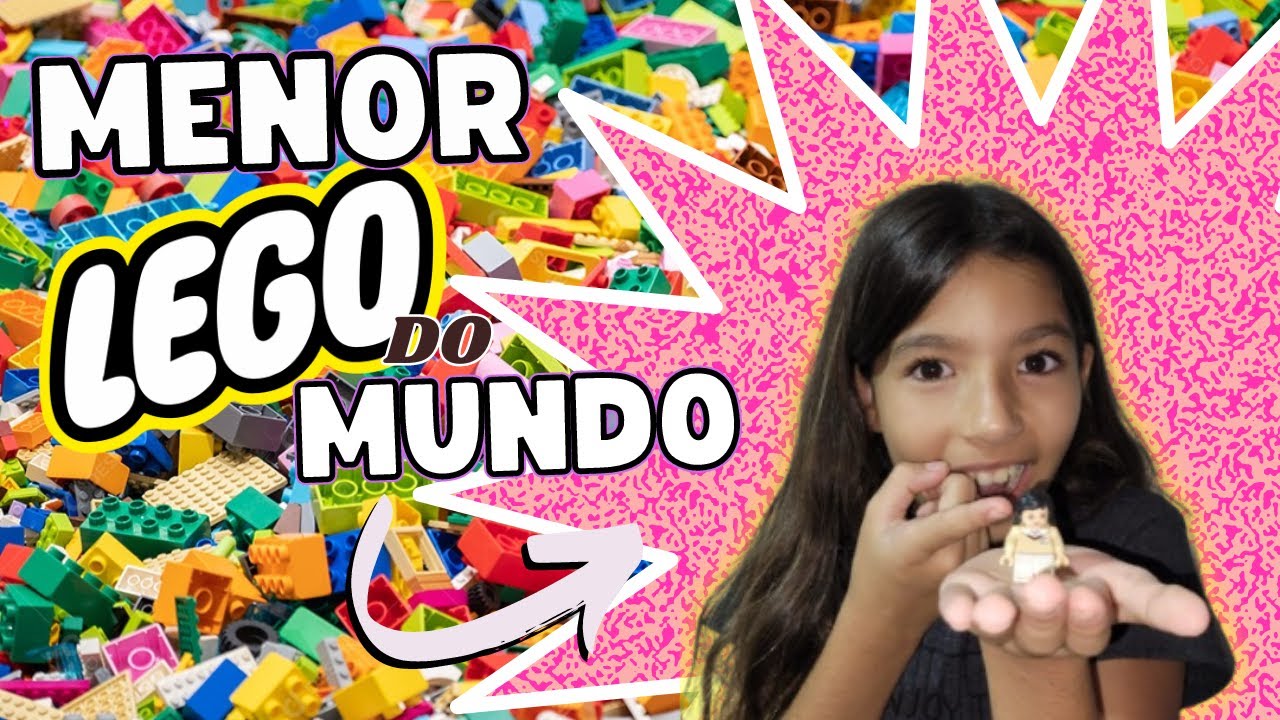 MENOR LEGO DO MUNDO!(58 peças)/BIANCA BIBI. #lego #legos - YouTube