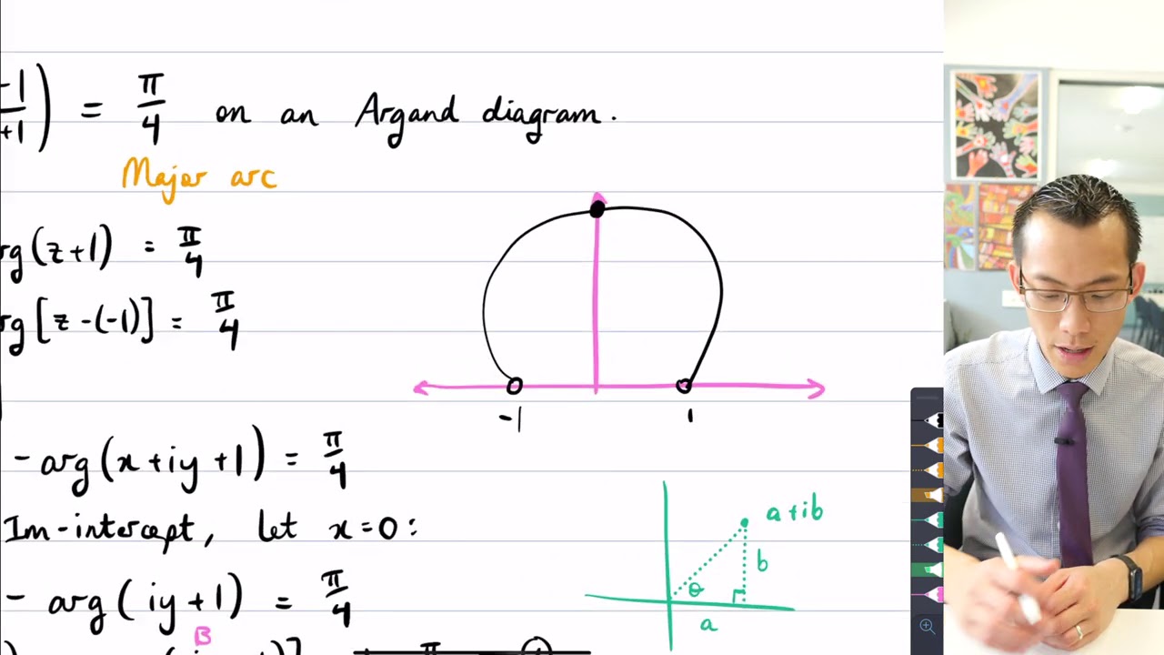 Algebraic Approach for Major Arc (2 of 2: Identifying intercept ...