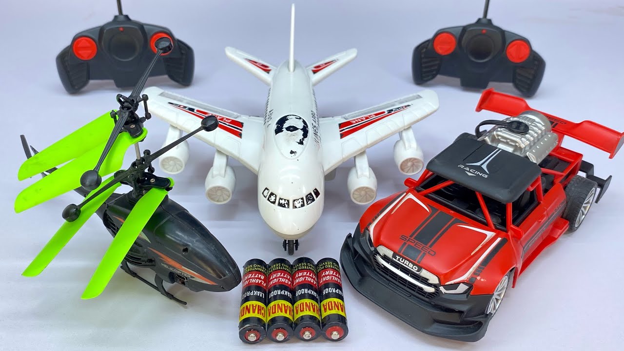 Formula Remote Control RC Car with Famous RC Flying Helicopter and a380 ...
