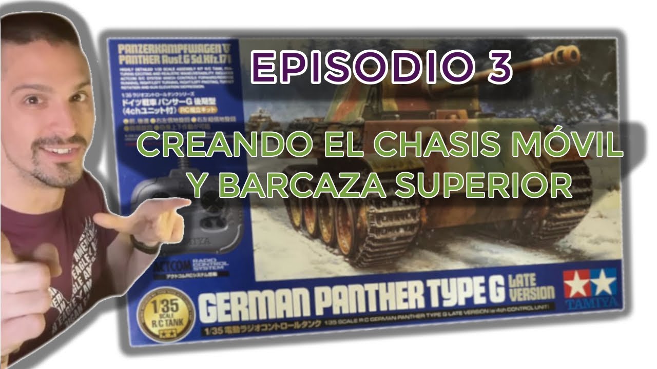 Construyendo en Vivo el Panther RC a Escala 1/35 Episodio 3: Seguimos ...
