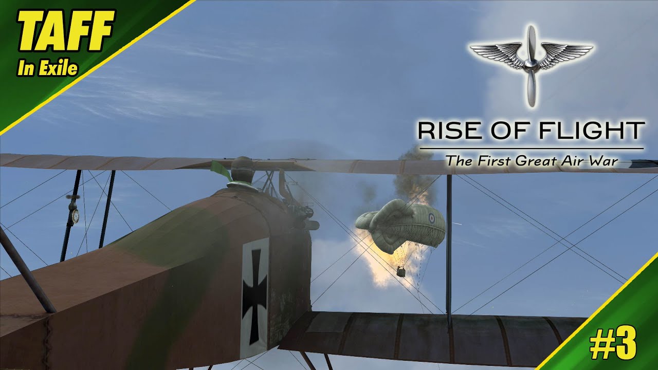 Rise of Flight | Jasta 4 - Halberstadt D.II | Observation Balloon ...