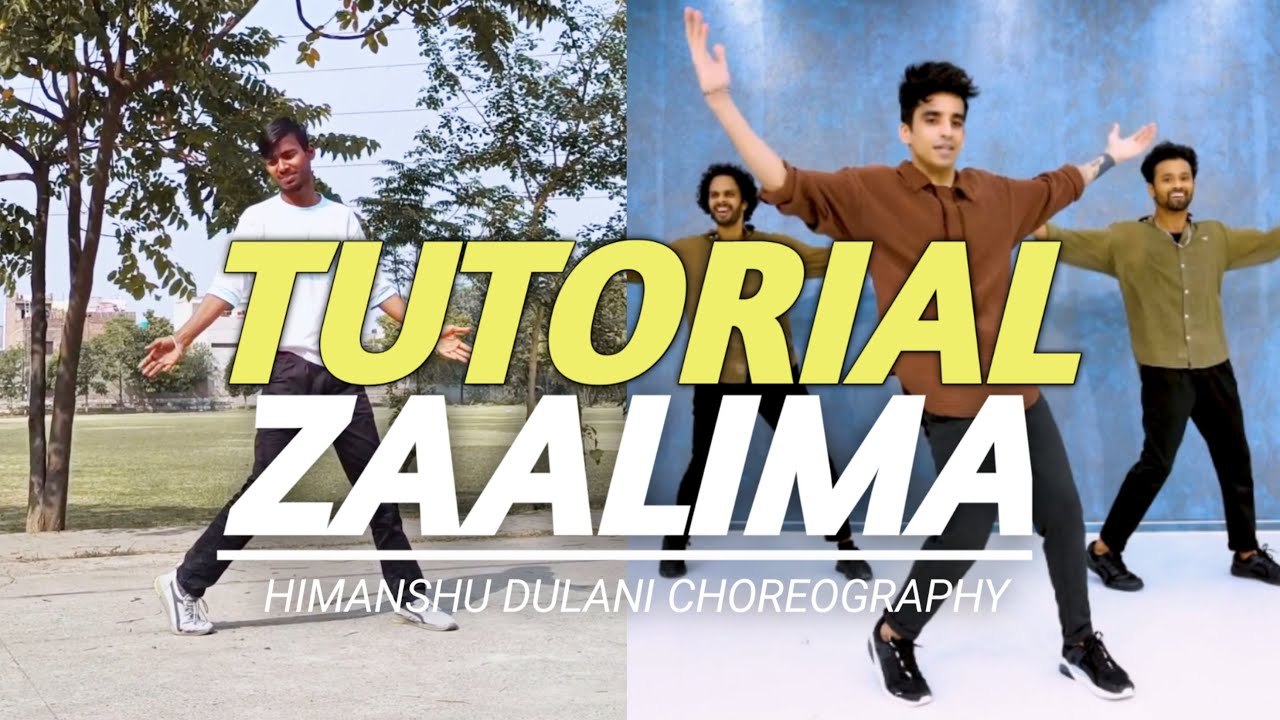 Zaalima - Dance Tutorial | Himanshu Dulani Choreography - YouTube