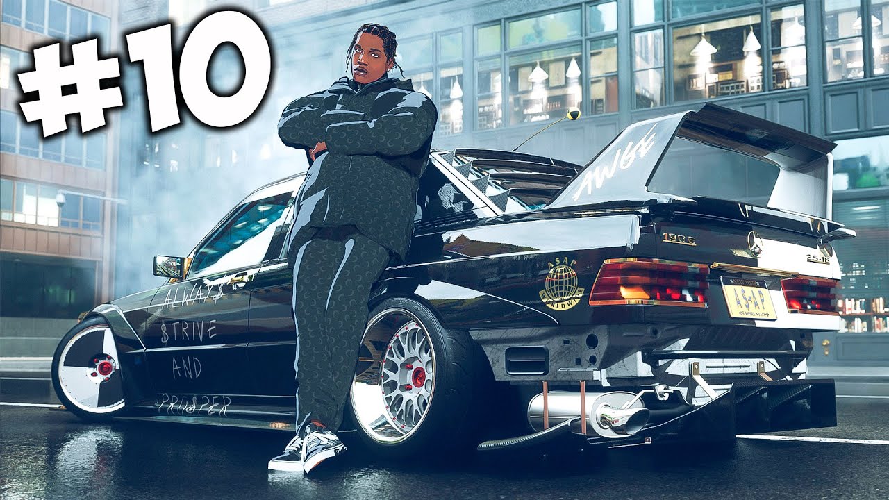 DRIVING A$AP ROCKY CAR in NFS Unbound - YouTube