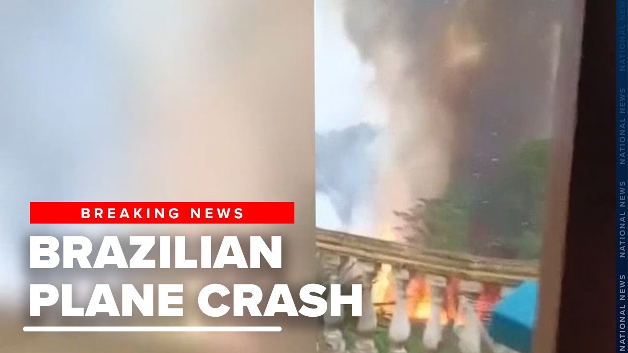 Video shows passenger plane falling out of sky over São Paulo, Brazil ...