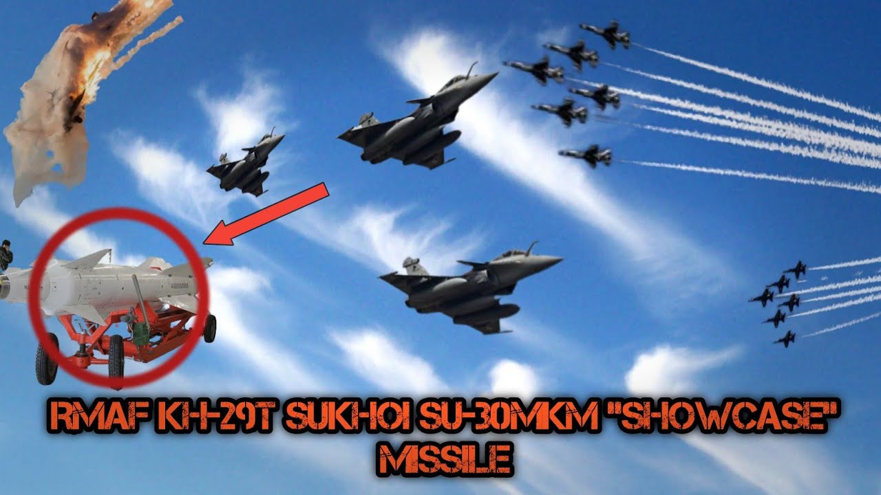RMAF KH-29T Sukhoi Su-30MKM "Showcase" Missile - YouTube