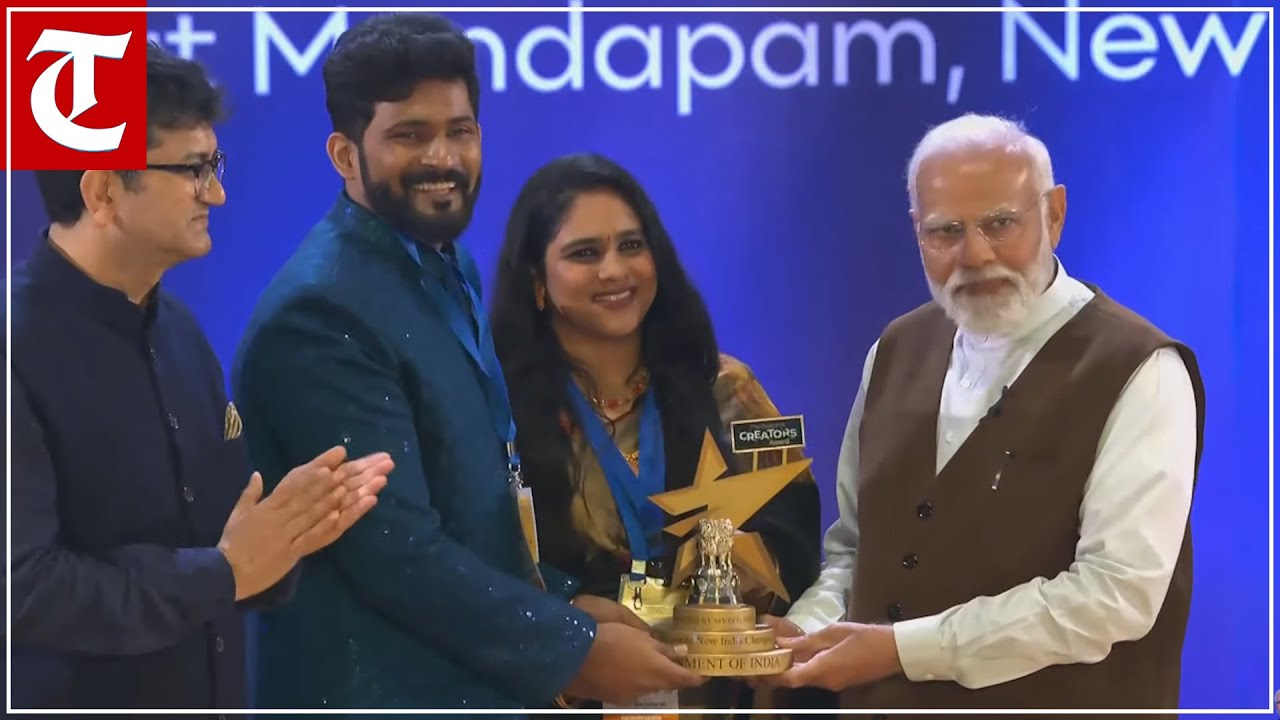PM Modi Live | National Creators Awards 2024 | Bharat Mandapam, New ...