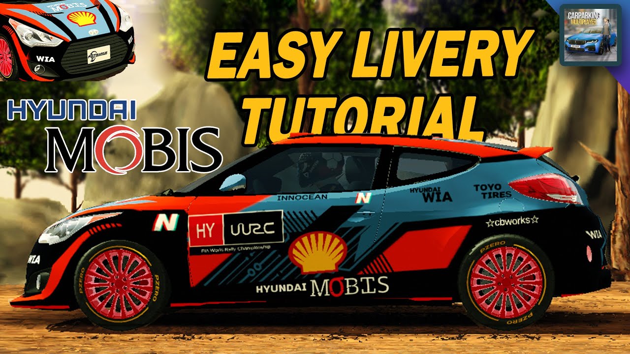 Easy Hyundai WRC Rally livery | Carparking Multiplayer 2022 - YouTube