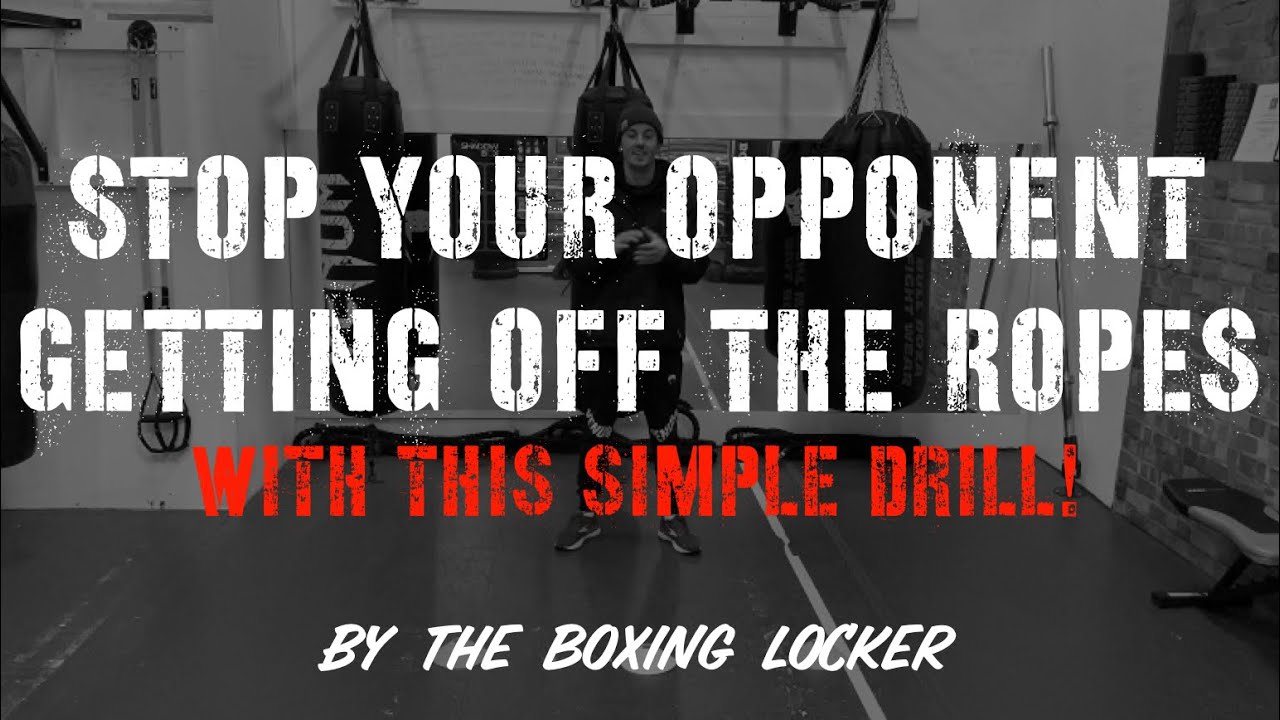 STOP YOUR OPPONENT GETTING OFF THE ROPES WITH THIS SIMPLE DRILL! - YouTube