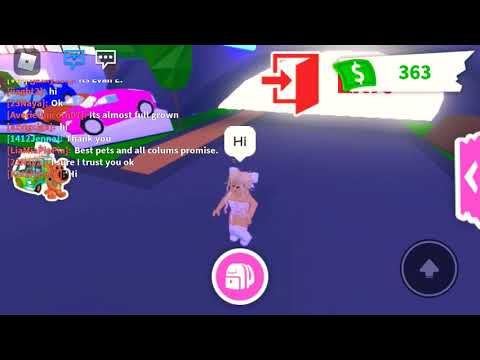 Playing adopt me with my friends - YouTube