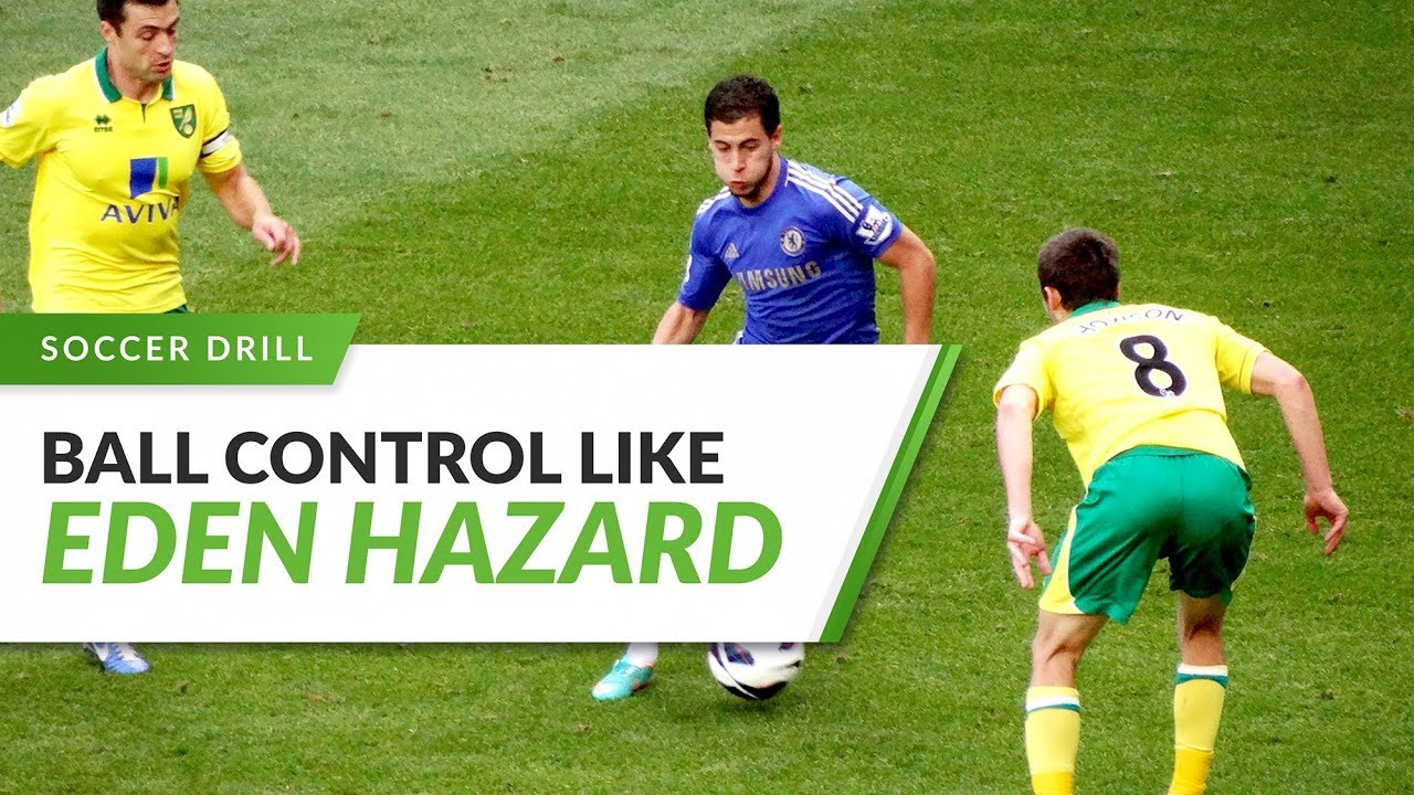 Control the Ball Like Eden Hazard | Soccer Exercise for 7-9 Players ...