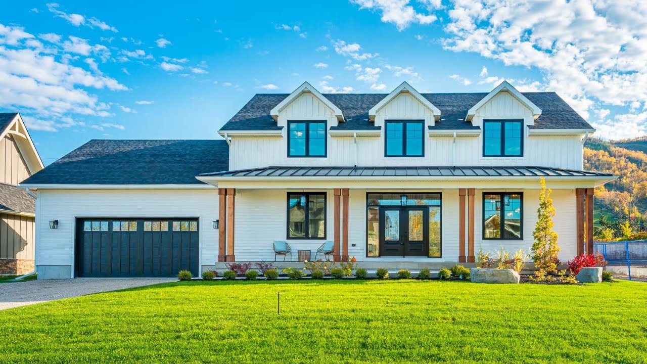 Beautiful Farm Two Story Homes