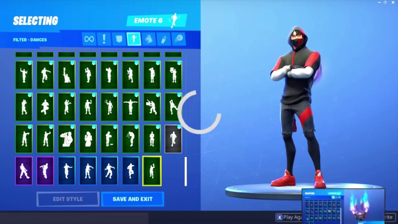 29 My $700 Fortnite Locker Showcase! 300+ Skins & All Fortnite Emotes ...