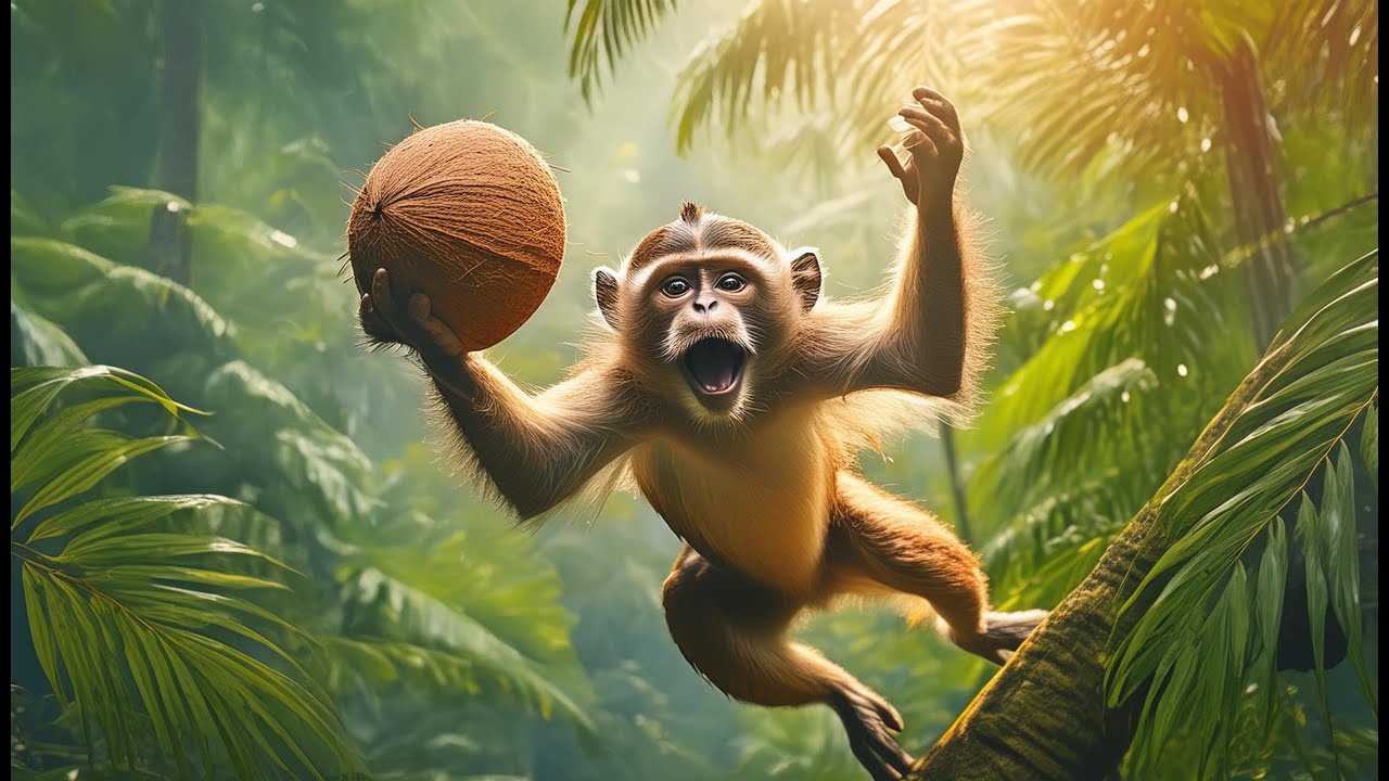 Clever Monkey and the Hungry Tiger | Educational Story | Short Bedtime ...