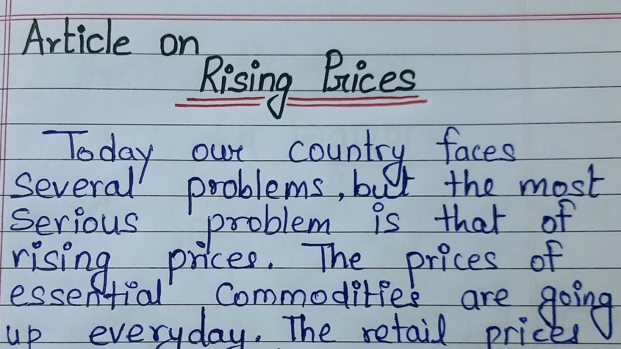 Rising Prices Article Class 12 Article Writing In English Class 12 rising-prices-article-class-12-article-writing-in-english-class-12