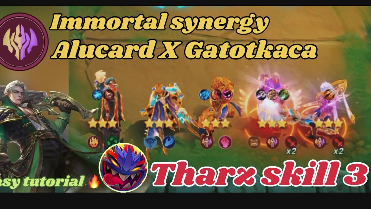 ALUCARD IMMORTAL DESTROYED BRODY 3STAR🔥| THARZ SKILL 3 MAGIC CHESS ...