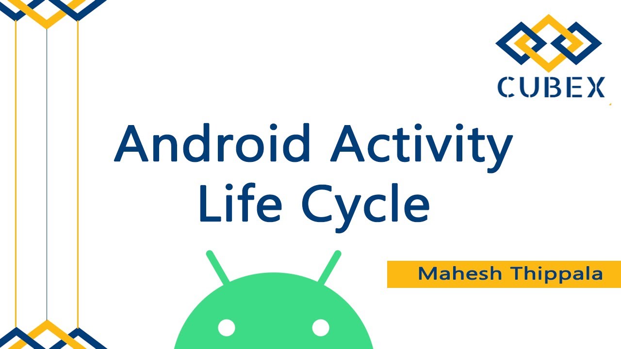 Android Activity LifeCycle - YouTube