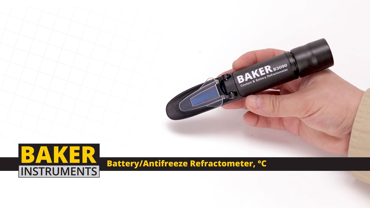 Baker B3090 Coolant and Battery Refractometer - YouTube