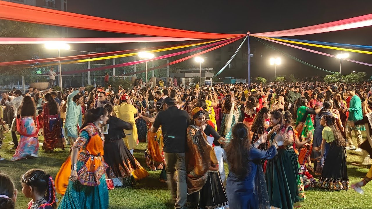 Navrang Garba live telecast mangalam aananda jaipur - YouTube