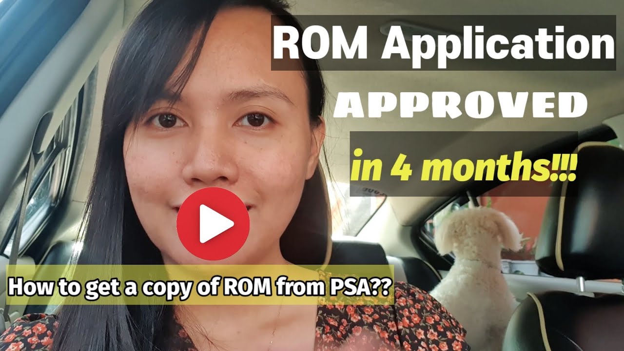 HOW TO GET ROM COPY FROM PSA | APPROVED REPORT OF MARRIAGE APPLICATION ...