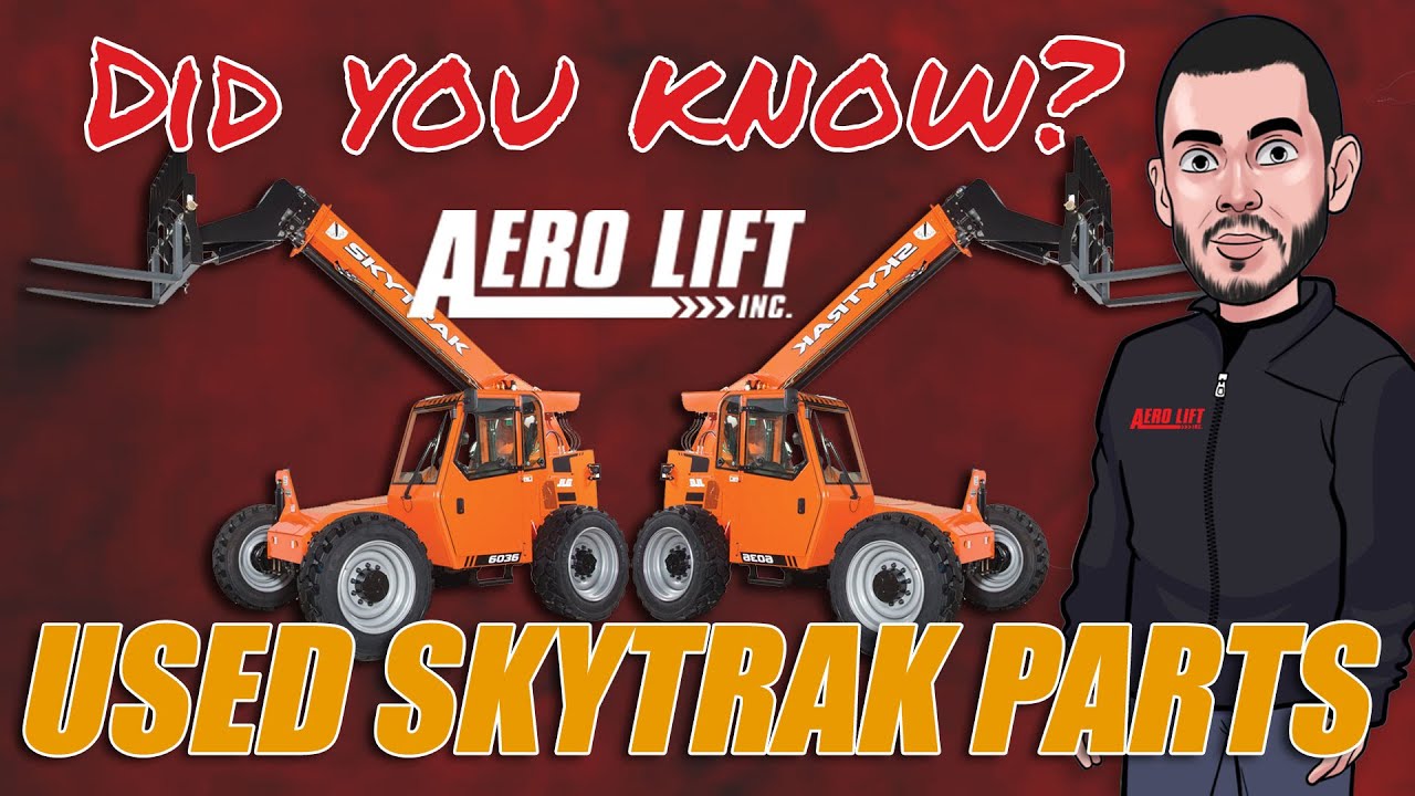 Use SkyTrak Parts - Boom Sections and Much More - YouTube