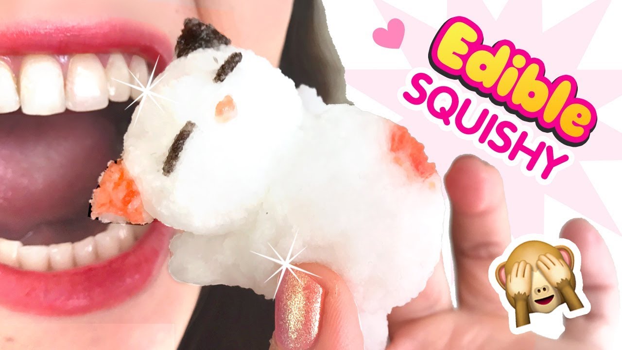 DIY EDIBLE SQUISHY!! How To Make "Squishies" using Popin Cookin Candy ...