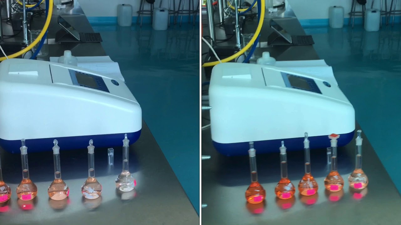 Determinación de la relación estequiométrica entre Fe (II) y 1,10 ...