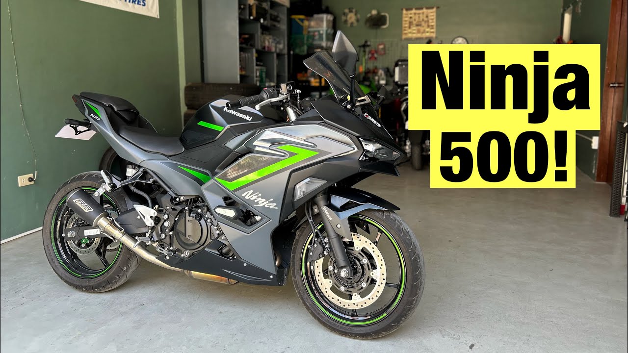 Kawasaki Ninja 500 | Full Review, Sound Check and First Ride - YouTube
