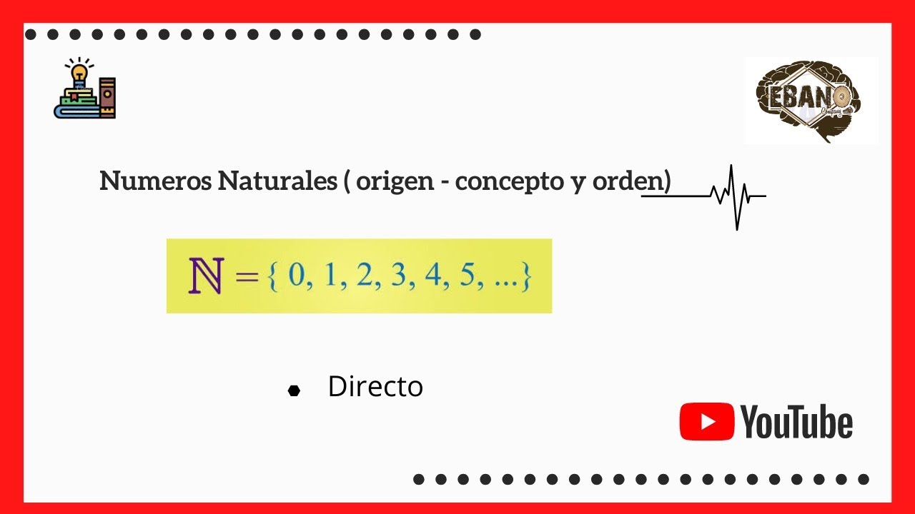 Números Naturales ( origen - concepto y orden) - YouTube
