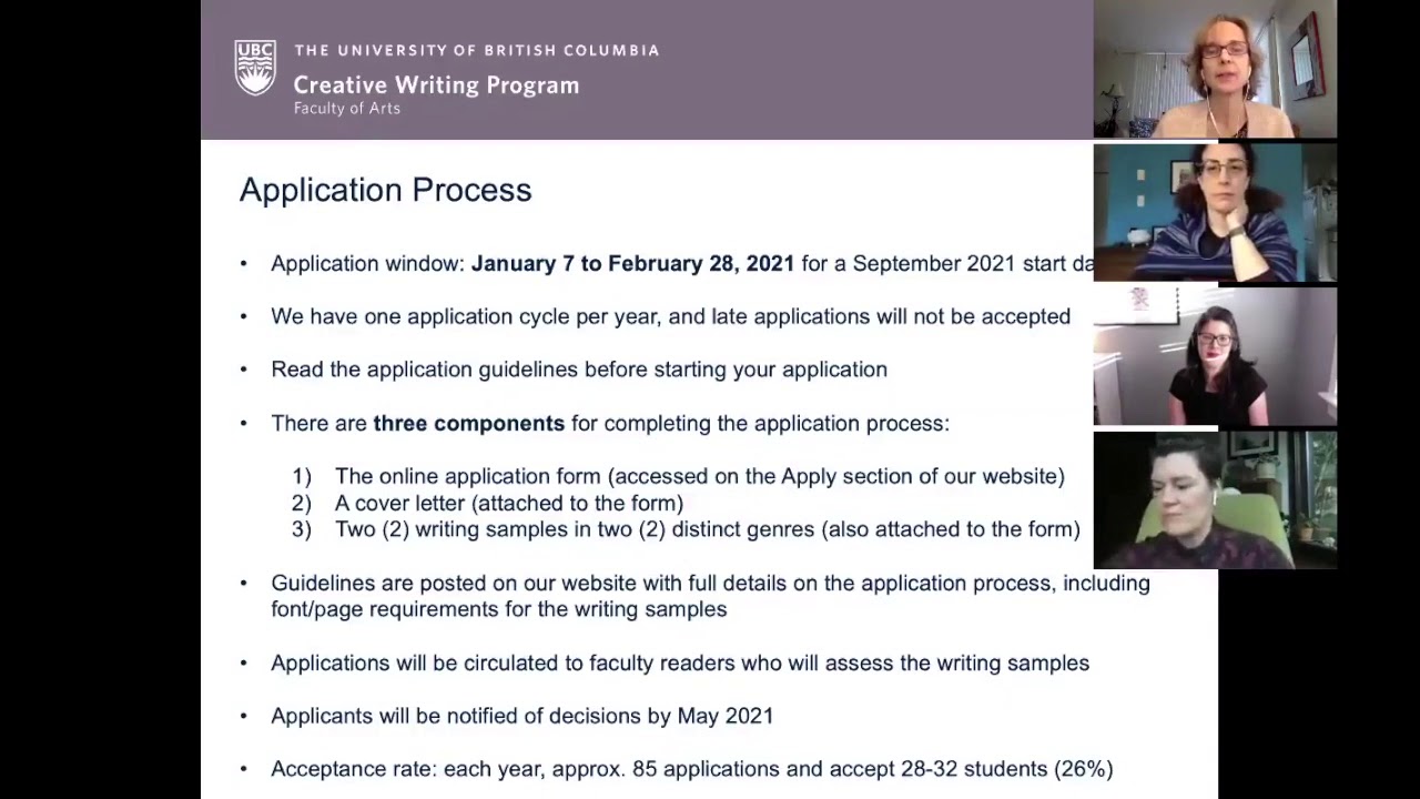 BFA Information Session 2020 - YouTube