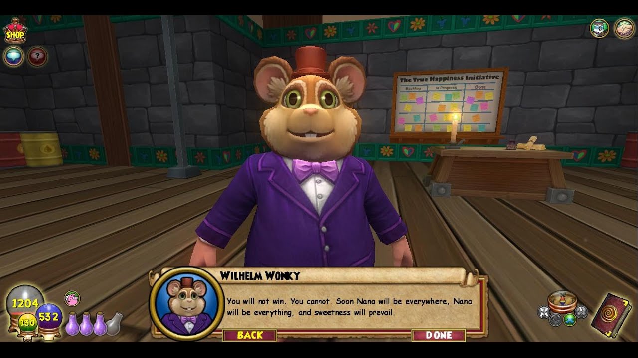Wizard101: Karamelle Playthrough Episode 14-Wilhelm Wonky and the ...