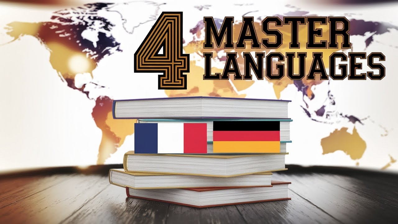 MASTER 4 LANGUAGES FAST: English, French, German & Spanish Together ...