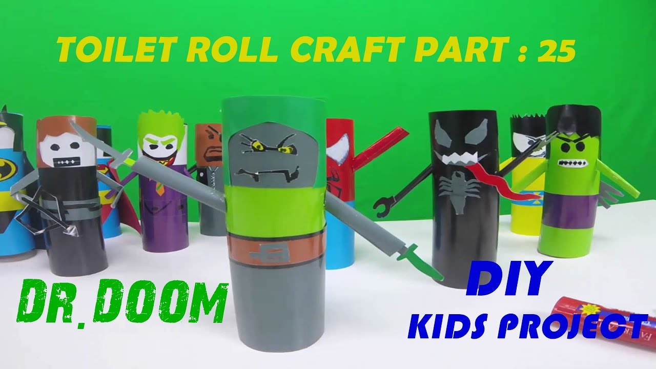 DR.Doom - DIY - Toilet Paper Roll Craft Series #25 - YouTube
