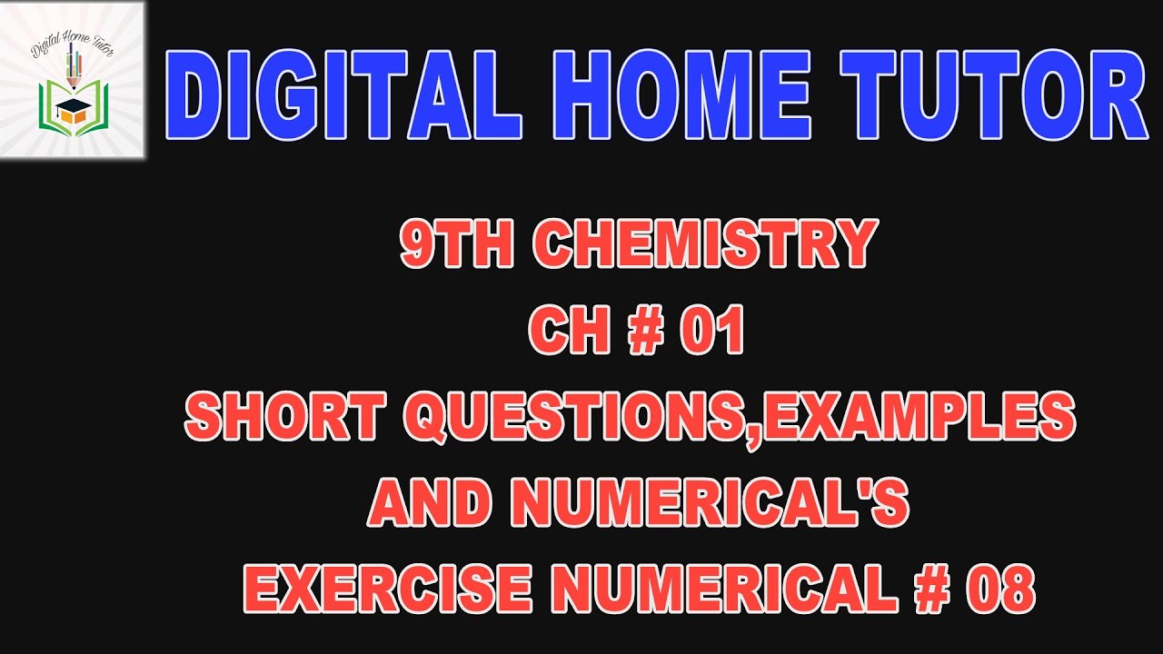 Exercise Numerical # 08 |Examples,Short Question’s and Numerical’s ...
