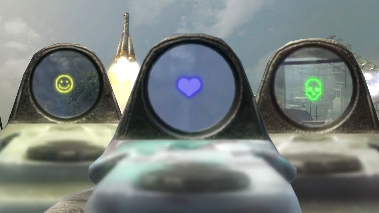 BO1 Custom Reticles Are Terrible, So I Used Them... - YouTube