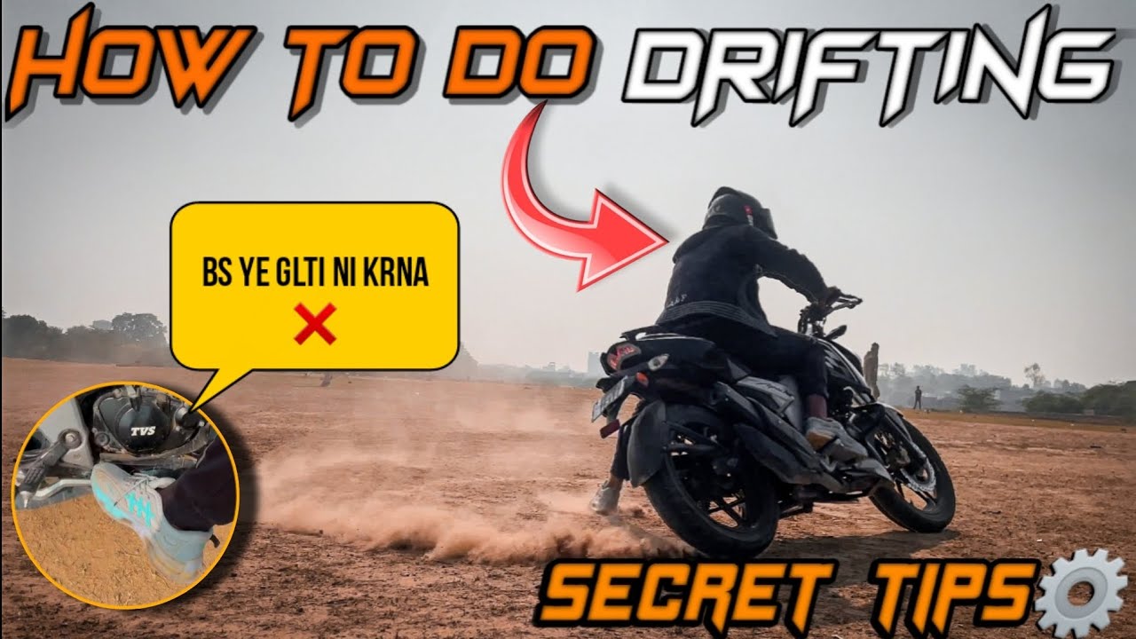 HOW TO DO DRIFTING💥 IN ANY BIKE ? || SECRET TIPS ⚙️ ️ TO LEARN DRIFTING ...