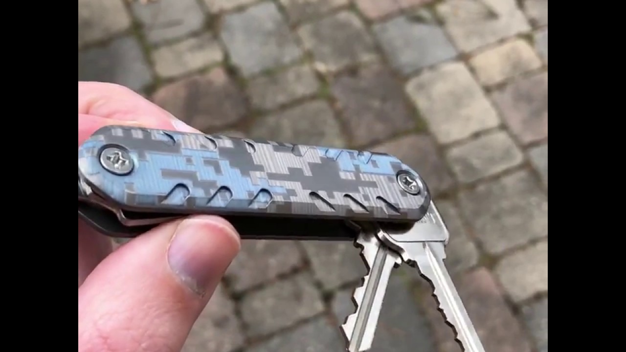 KEY-ARMOR Minimalist Pocket Key Organizer - Custom CAMO Finish Option ...