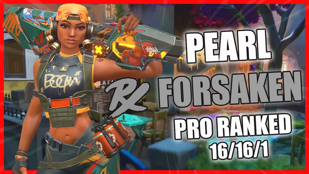 PRX F0rsakeN Raze Pearl | Valorant Pro Vod Ranked Gameplay - YouTube