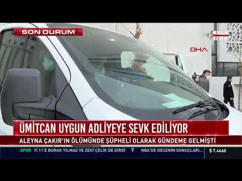 Ümitcan Uygun, adliyeye sevk ediliyor... Aleyna Çakır'ın ölümünden şüpheli olarak gündeme gelmişti