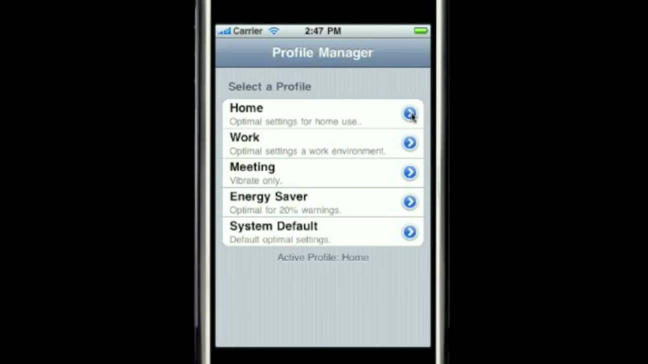 iPhone Profile Manager - YouTube