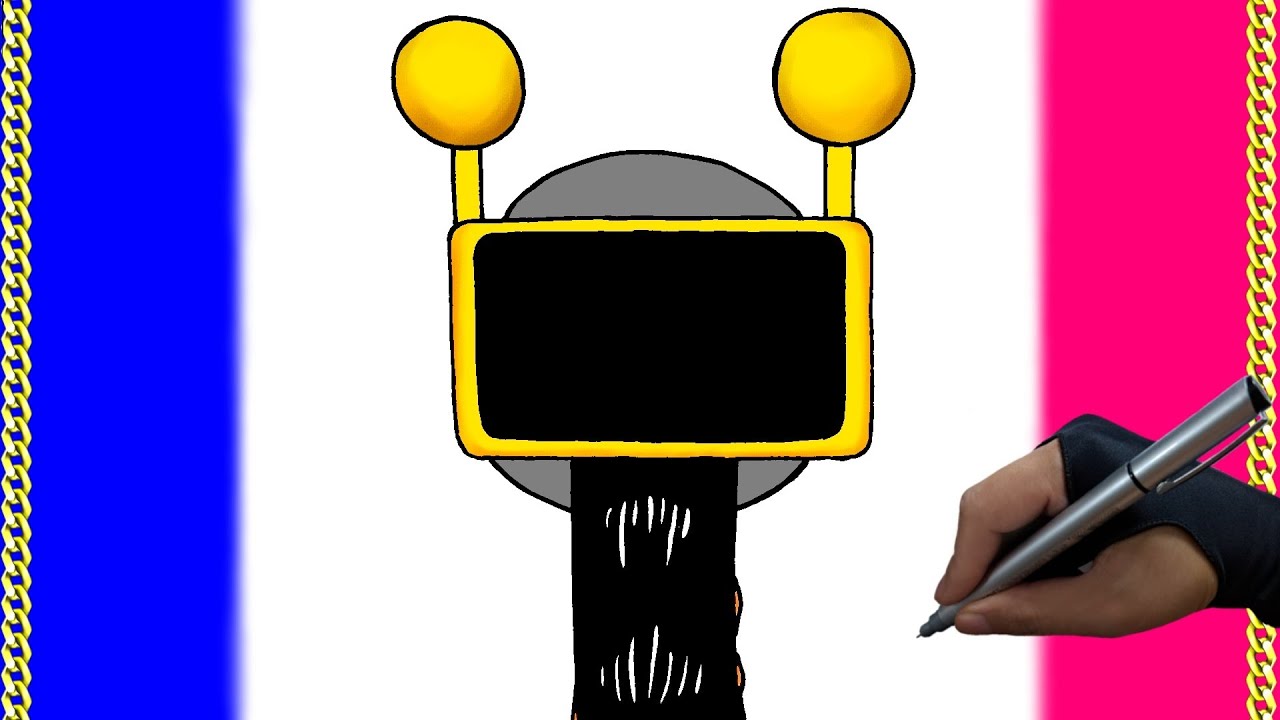 How To Draw Sprunki Fun Bot Phase 3 - YouTube